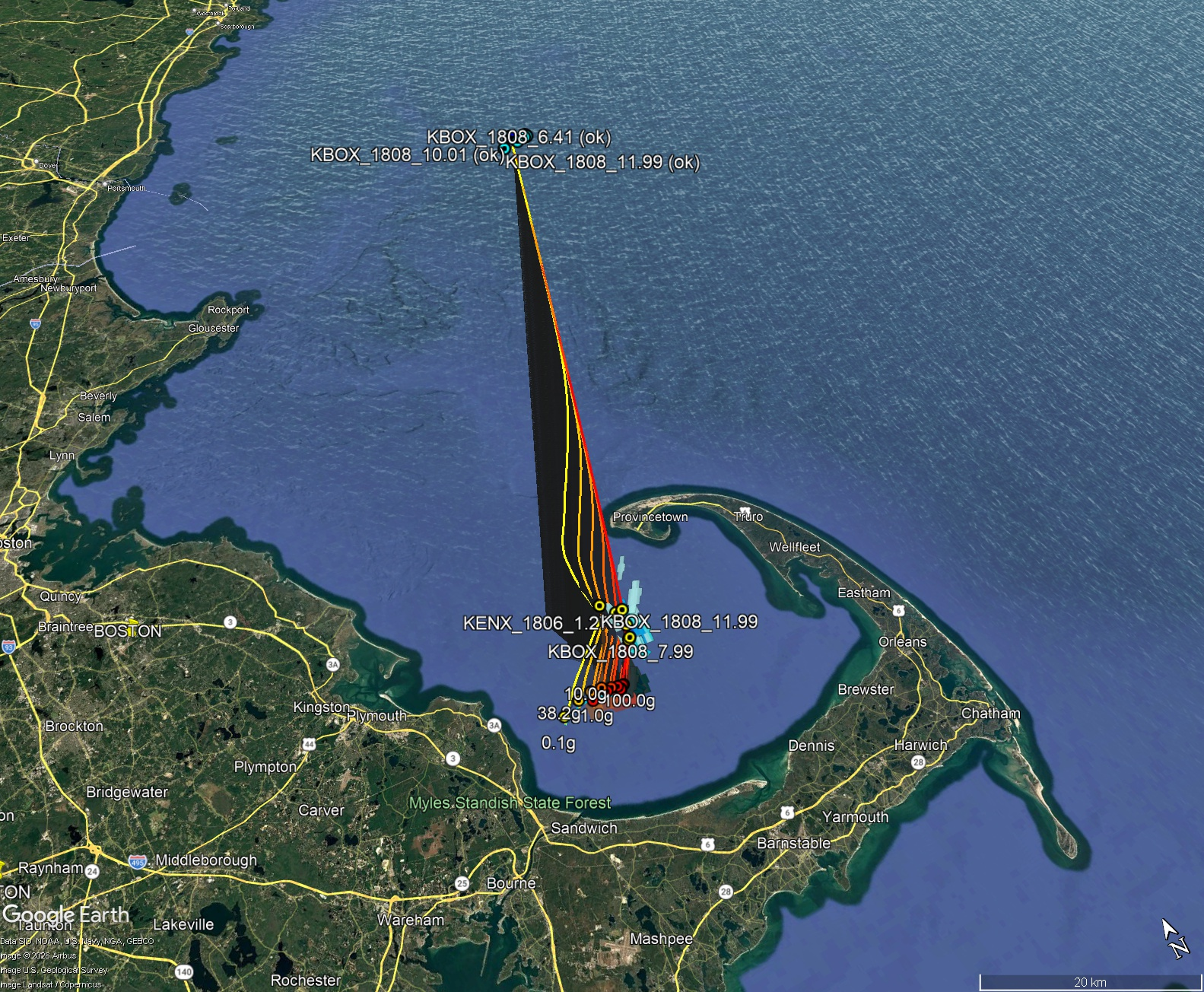 ARES | Meteorite Falls | Cape Cod Bay MA